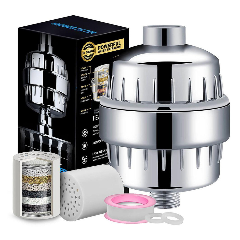 Shower Filter for Hard Water-15 Stage Filtration – Mineral Stream